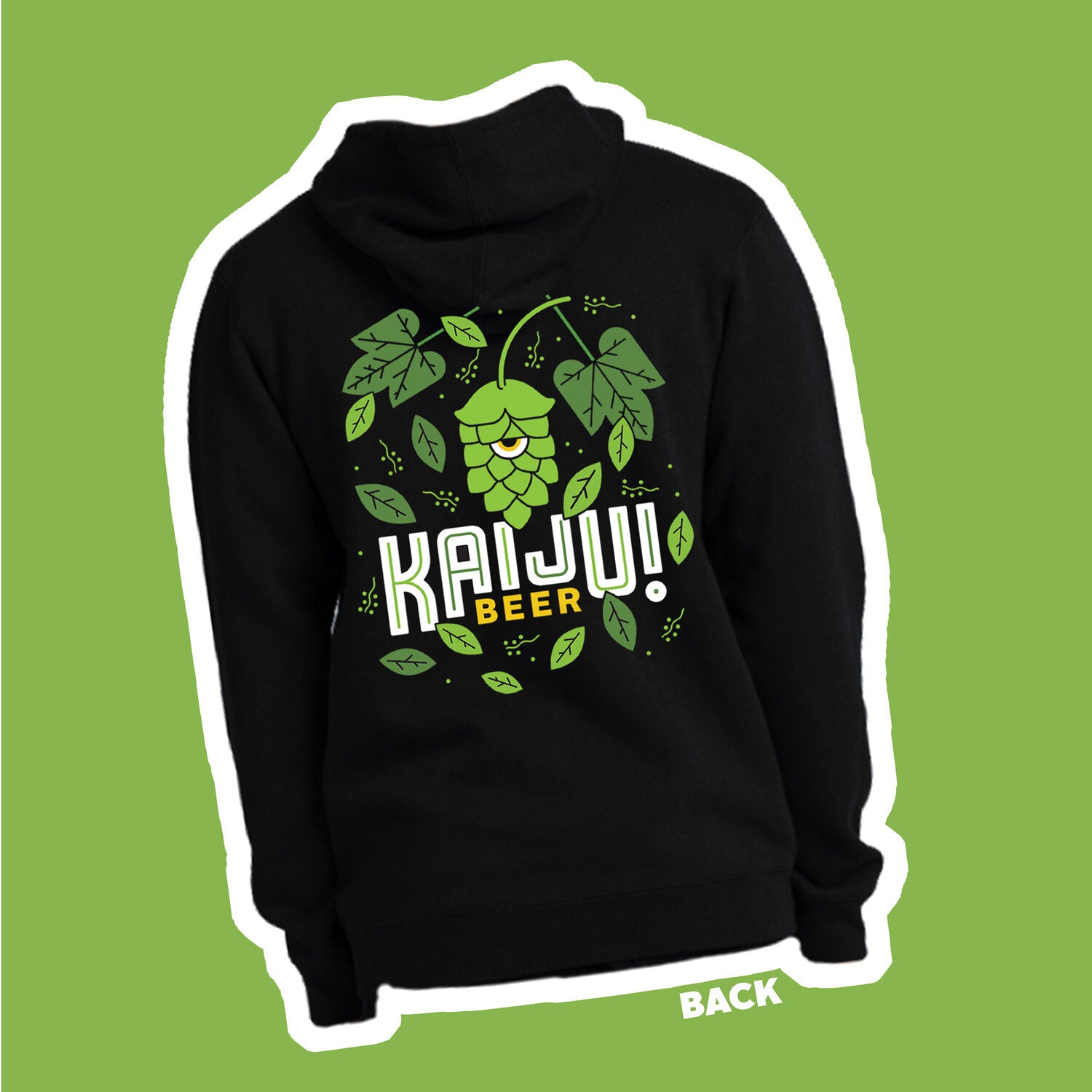 META HOP ZIPPER HOODIE – Kaiju! Beer